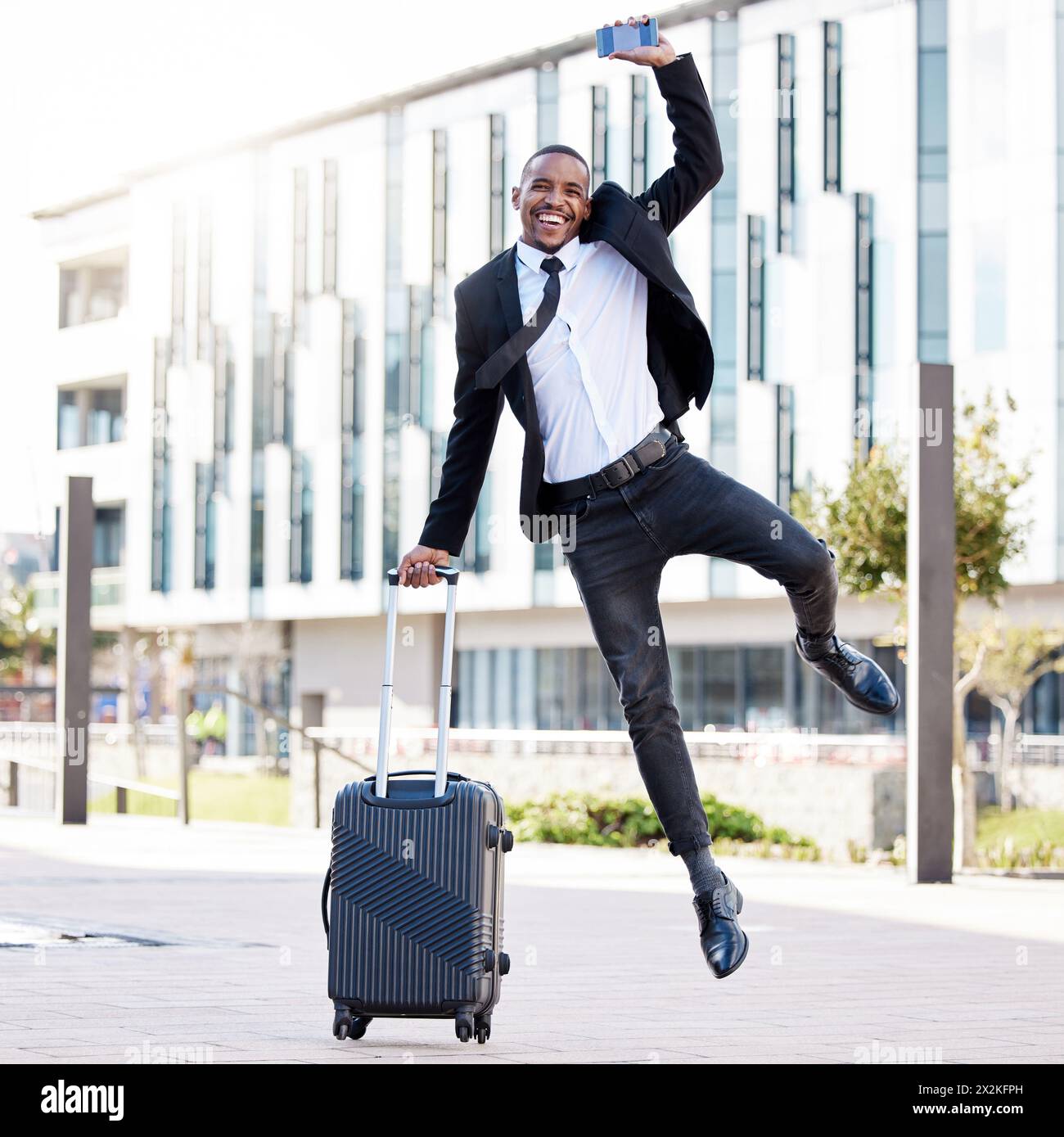 Cheering and jumping bag hi-res stock photography and images - Alamy