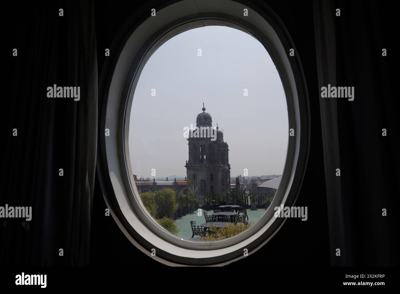 Mexico City, Mexico. 22nd Apr, 2024. A view of the Metropolitan ...