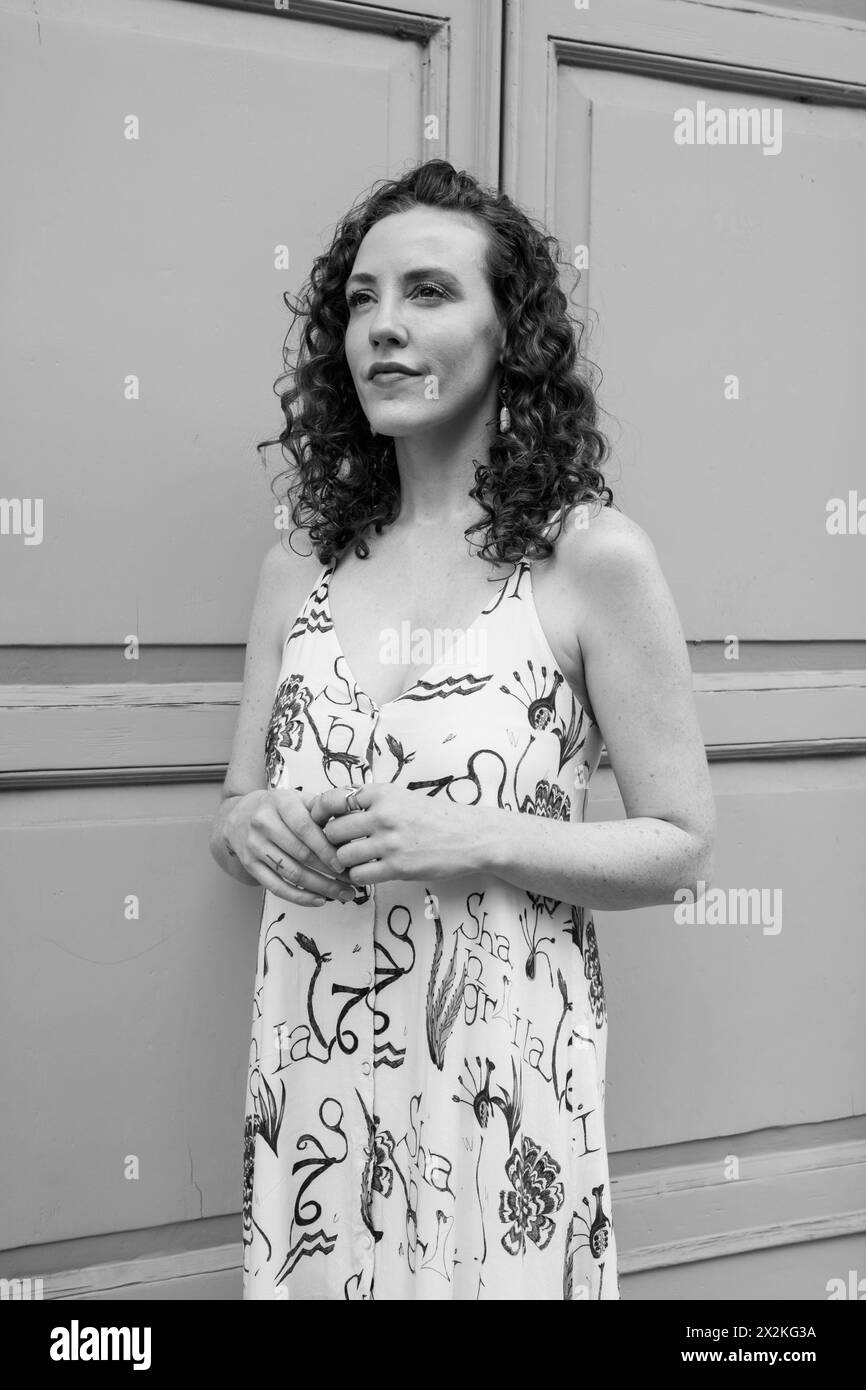 Portrait of Louise O'Neill 10/09/2021 ©Isabella DE MADDALENA/opale ...