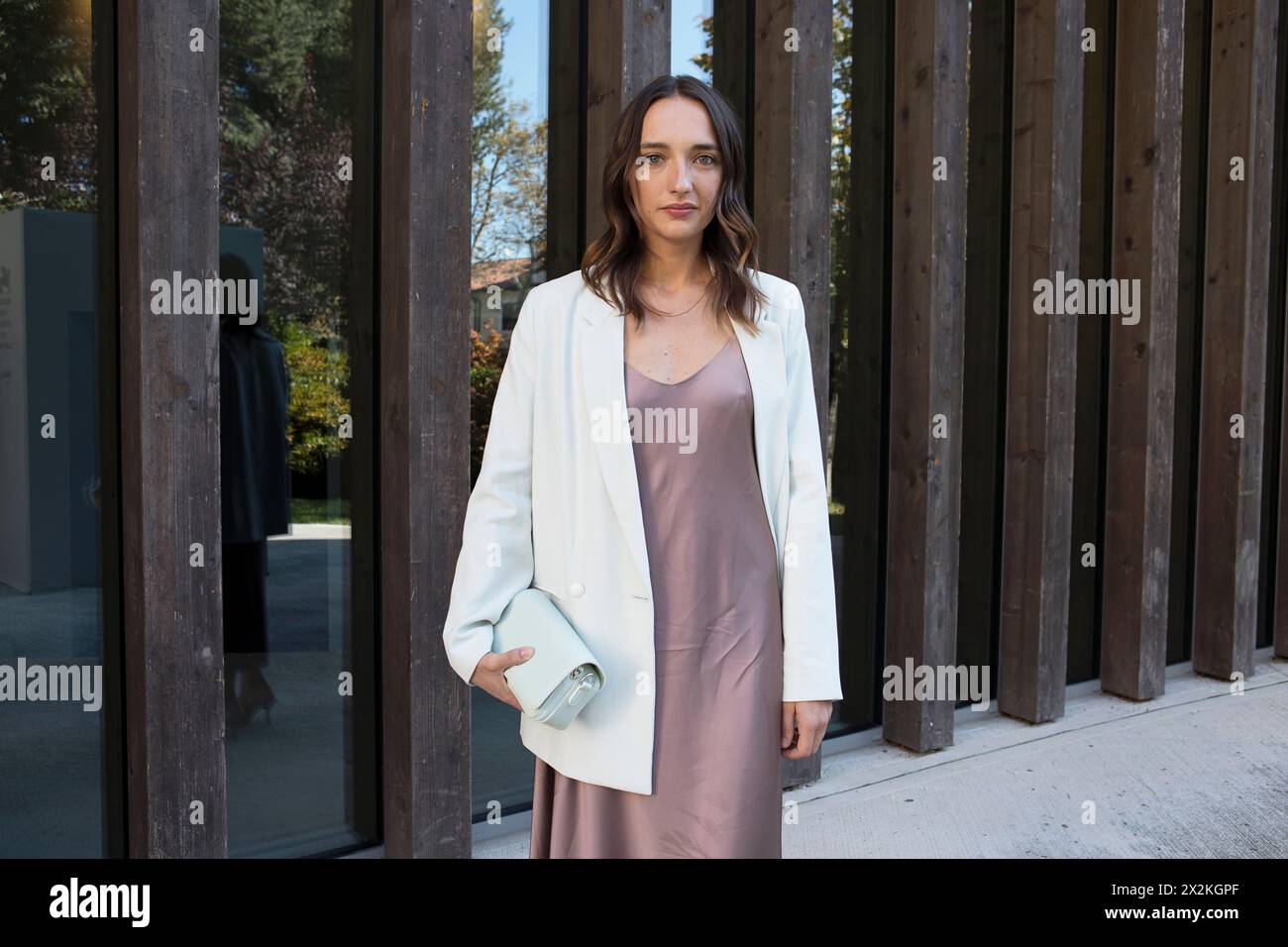 Portrait of Maryna Klimova (actress) during the 78th Venice ...