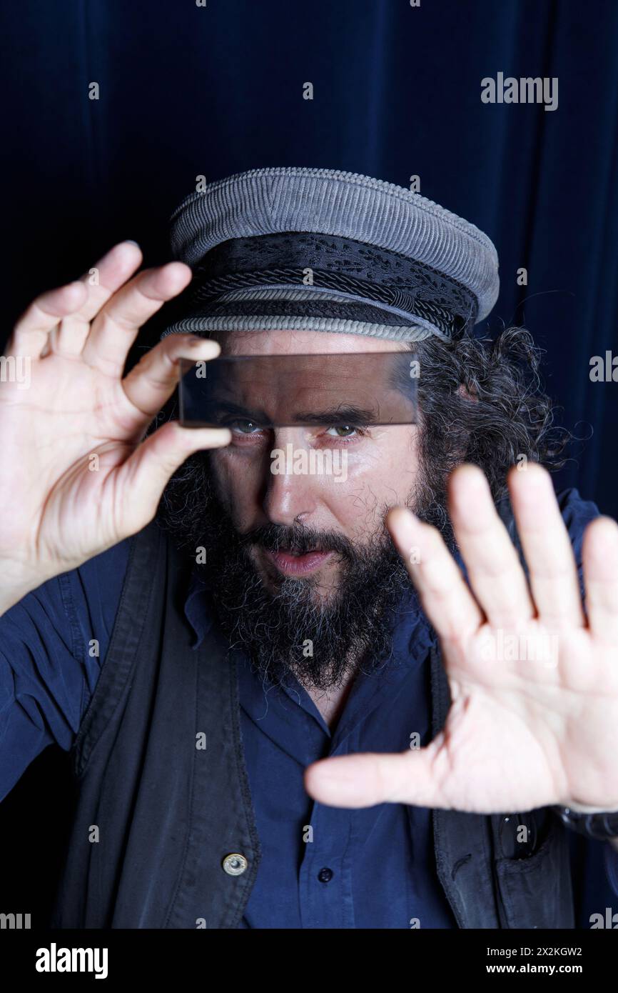 Portrait of Vinicio Capossela (singer-songwriter) 01/07/2021 ©Isabella ...