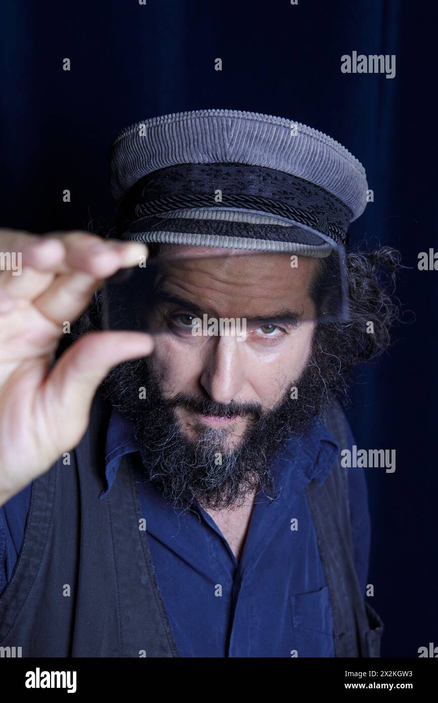 Portrait of Vinicio Capossela (singer-songwriter) 01/07/2021 ©Isabella ...