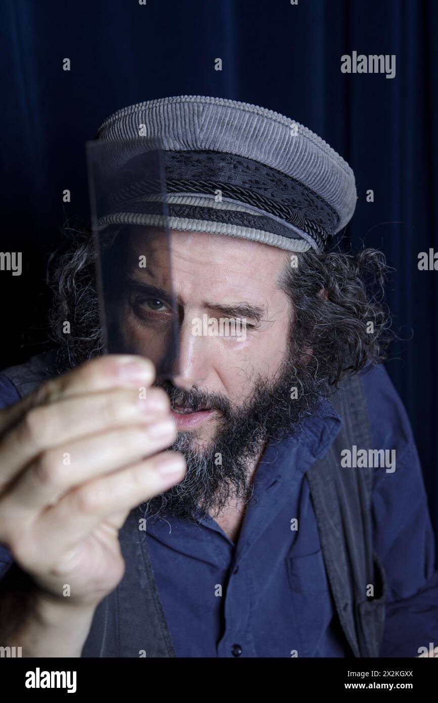 Portrait of Vinicio Capossela (singer-songwriter) 01/07/2021 ©Isabella ...