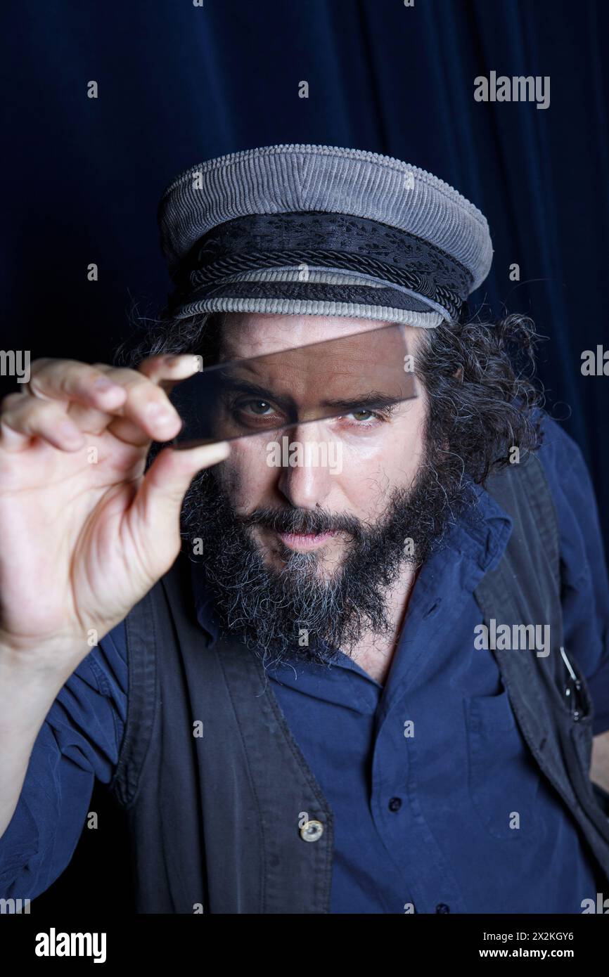 Portrait of Vinicio Capossela (singer-songwriter) 01/07/2021 ©Isabella ...