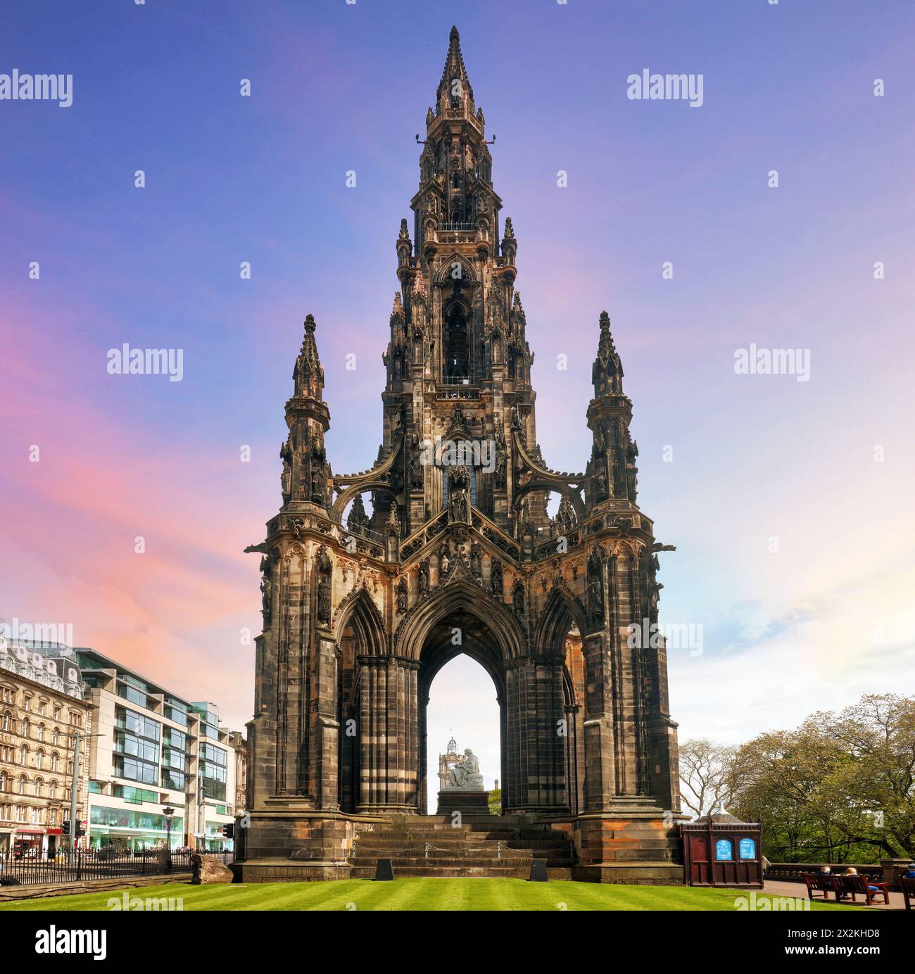 The Scott Monument is a Victorian Gothic monument to Scottish author Sir Walter Scott. It is the ...