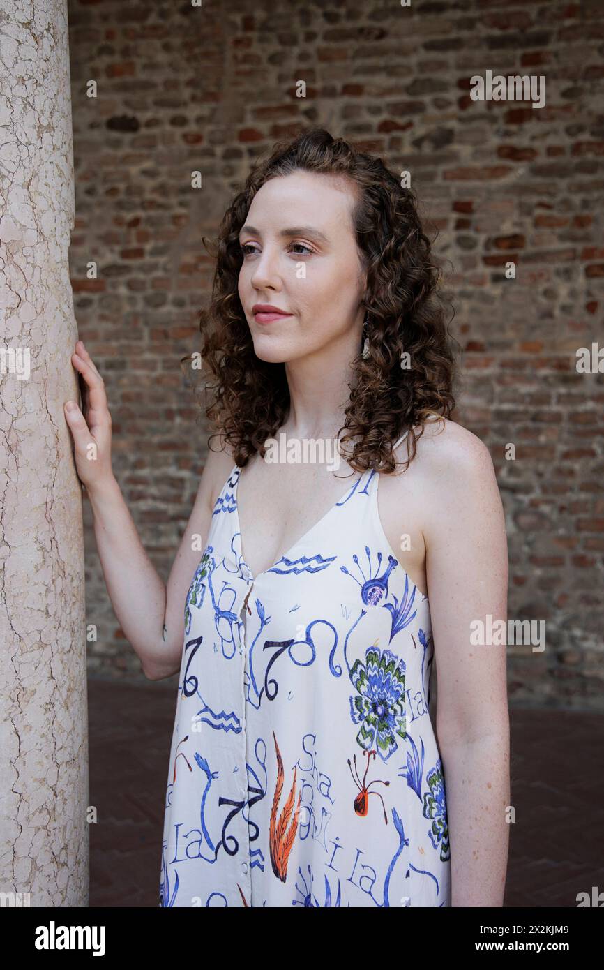 Portrait of Louise O'Neill 10/09/2021 ©Isabella DE MADDALENA/opale ...