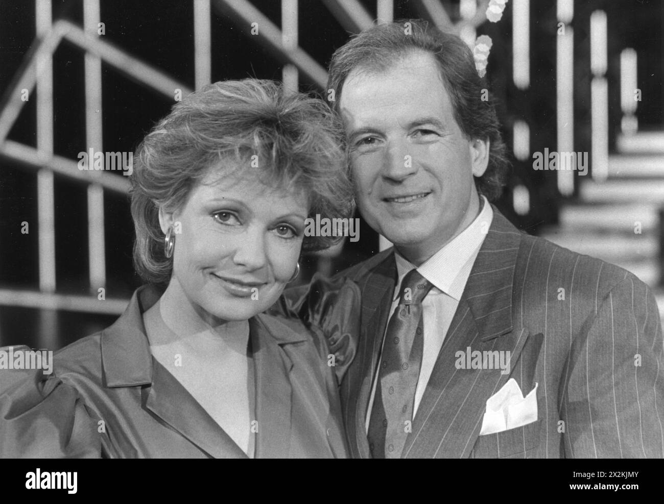 Schautzer, Max, * 14.8.1940, Austrian presenter, with Dagmar Berghoff ...