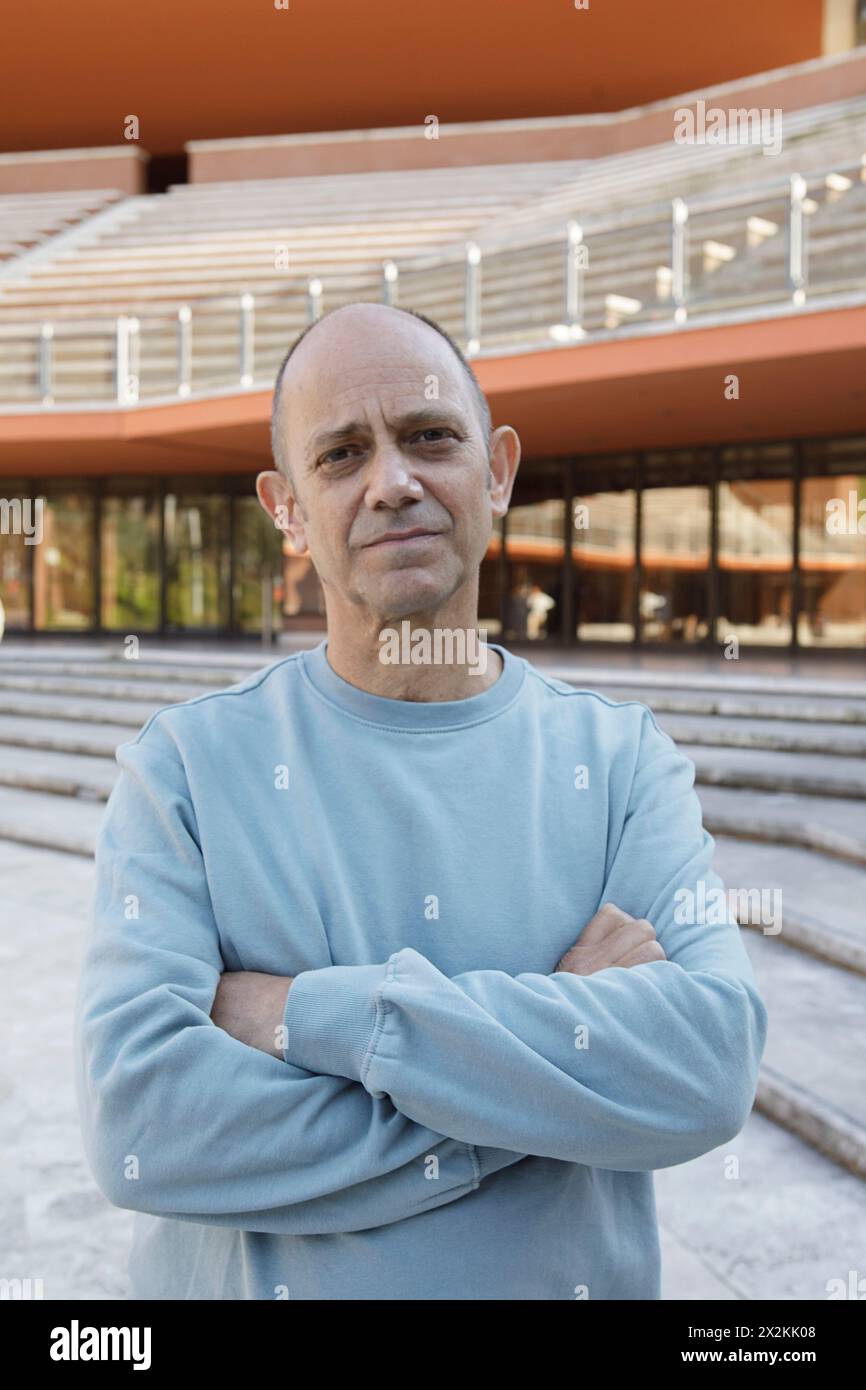 Portrait of Damon Galgut at the Auditorium-Parco della Musica 13/03 ...