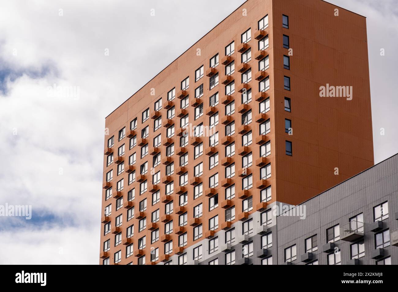 Residential complex in Moscow. New buildings in Moscow, high-rise ...