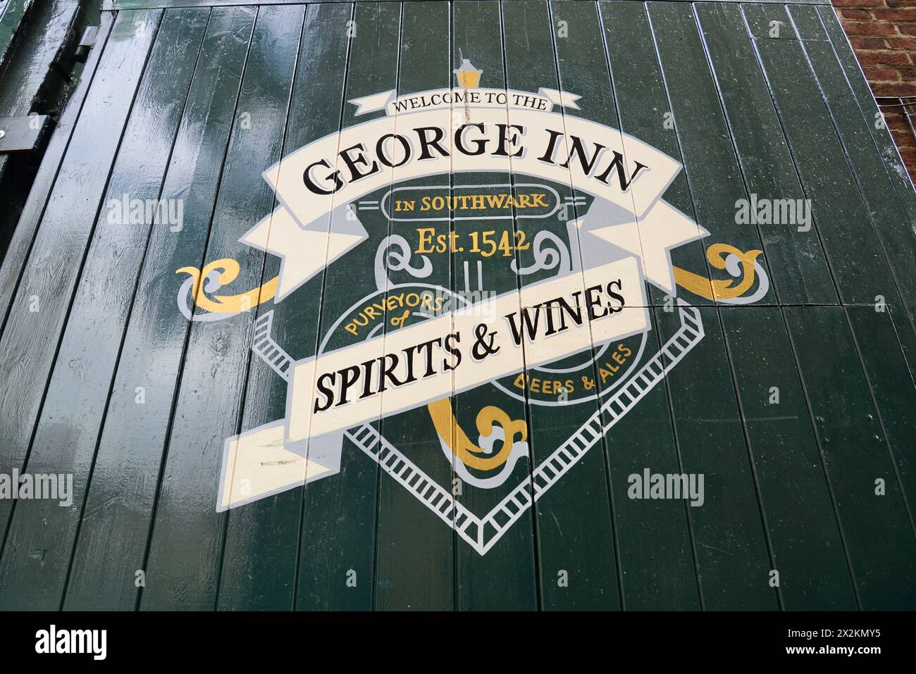 The George Pub, Borough High Street, London Stock Photo - Alamy