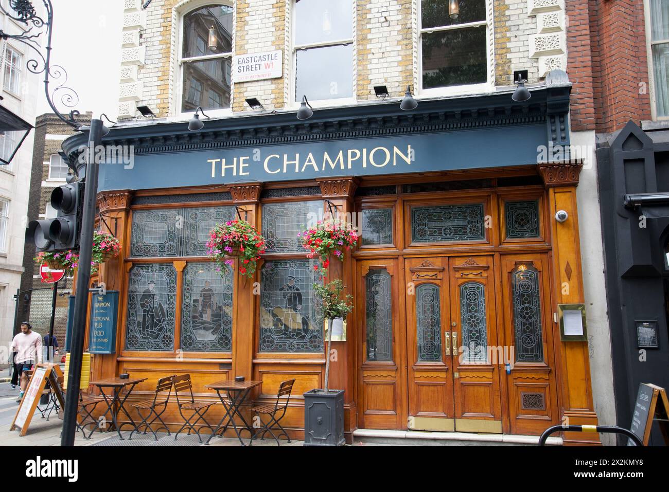 The Champion Pub, Fitzrovia, London Stock Photo - Alamy