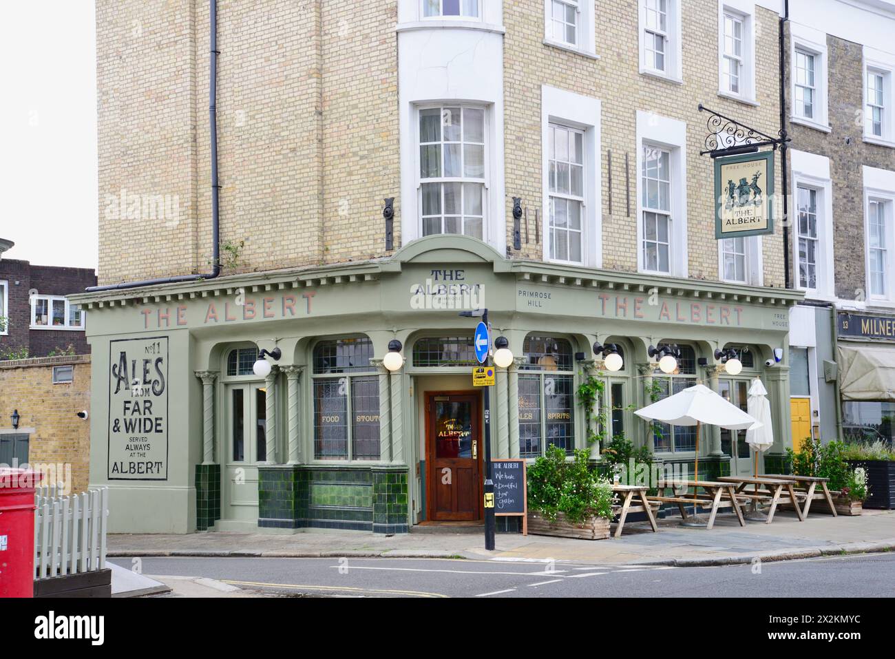 The Albert Pub, Primrose Hill, London Stock Photo - Alamy