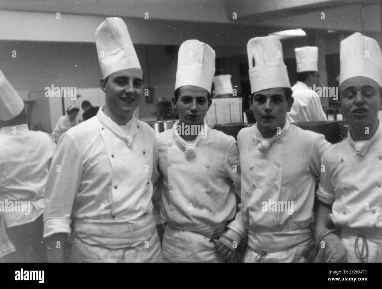 Schleicher, Richard, German cook (on the left), 1950s, ADDITIONAL ...