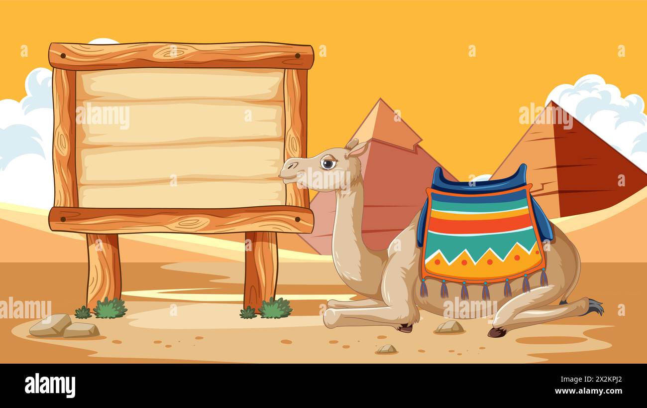 Animal life in the desert Stock Vector Images - Alamy