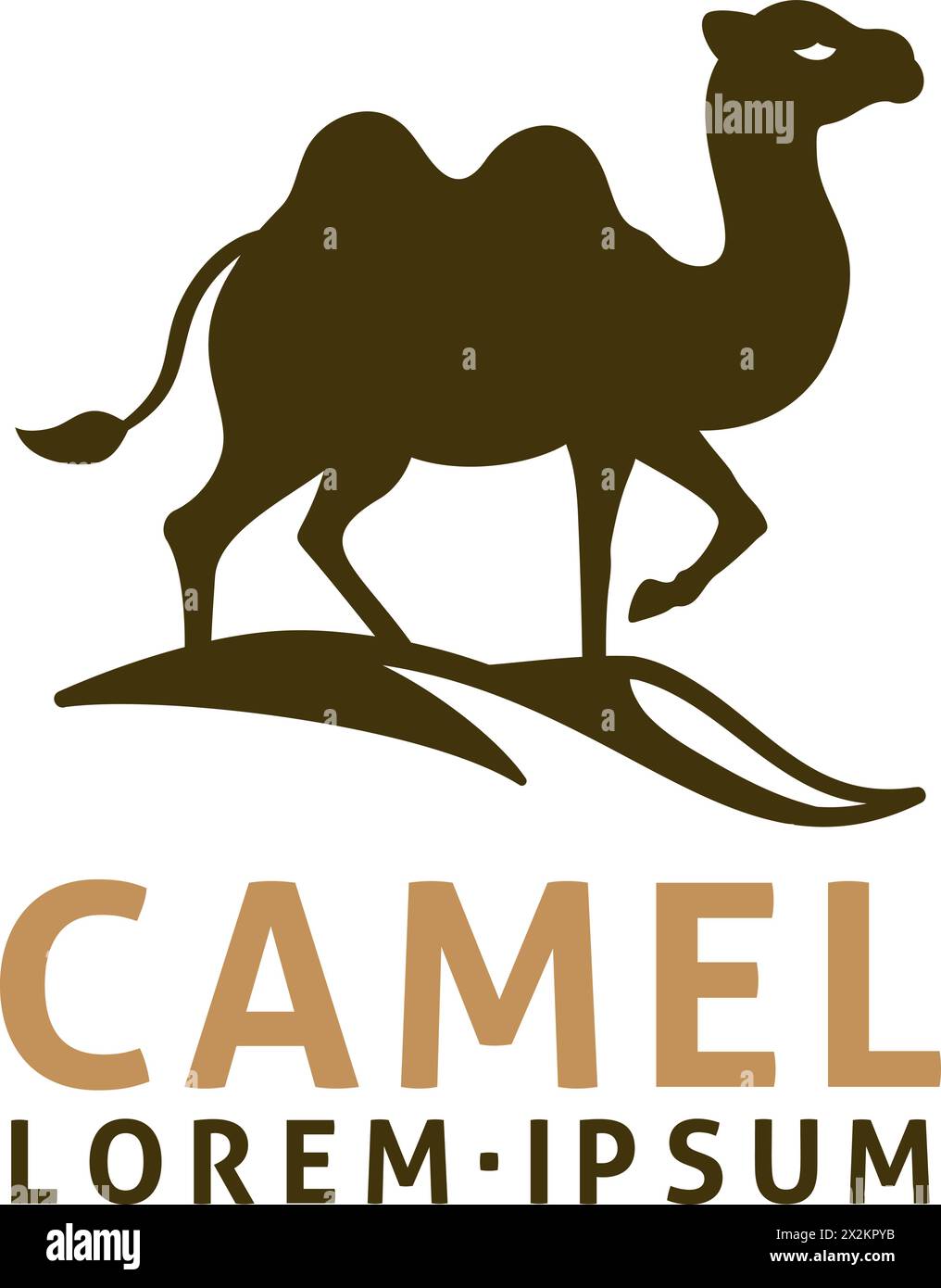Camel Animal Design Illustration Mascot Icon Stock Vector Image & Art ...