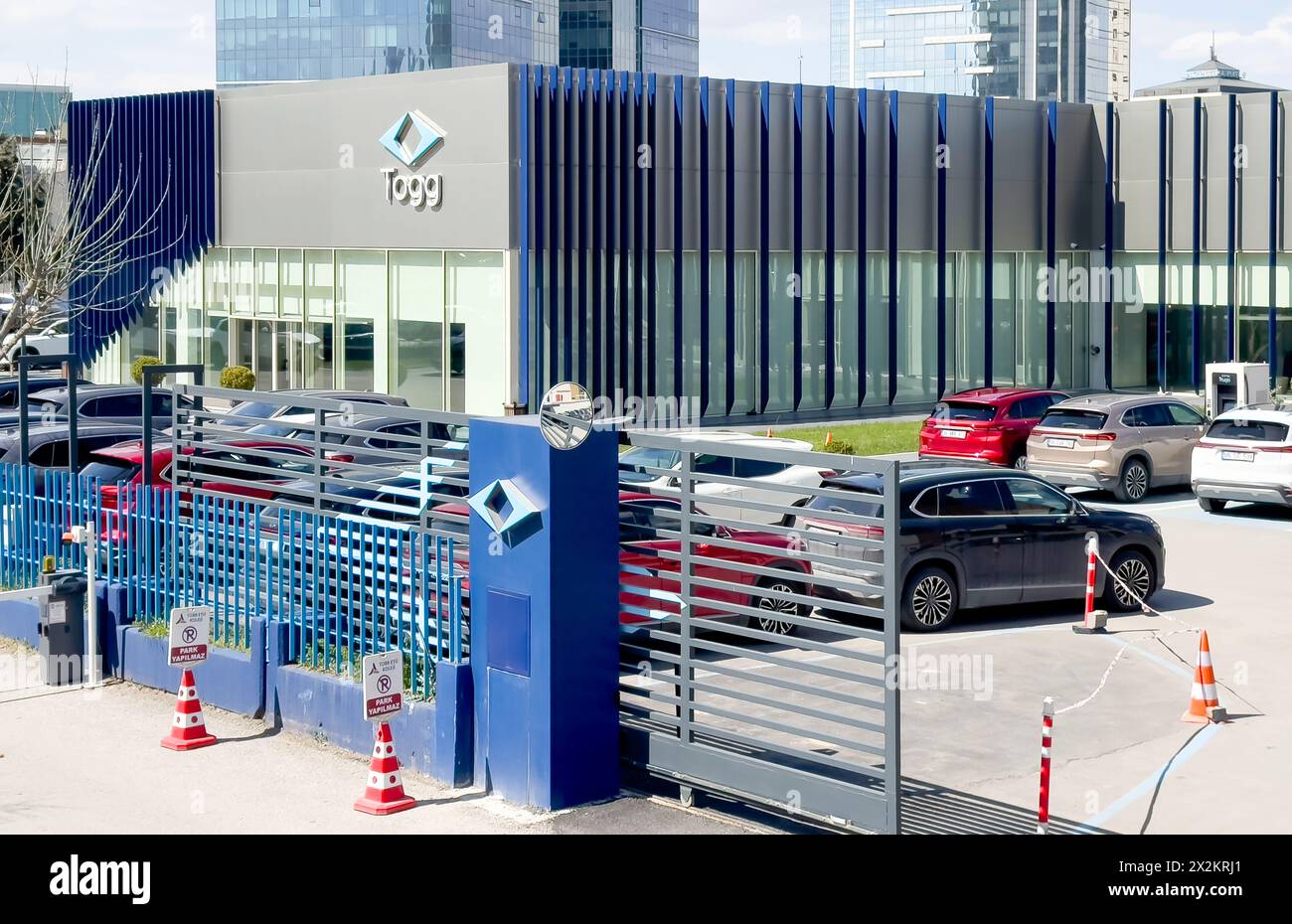 Ankara, Turkey - March 25, 2024: View from the headquarter of Turkish ...