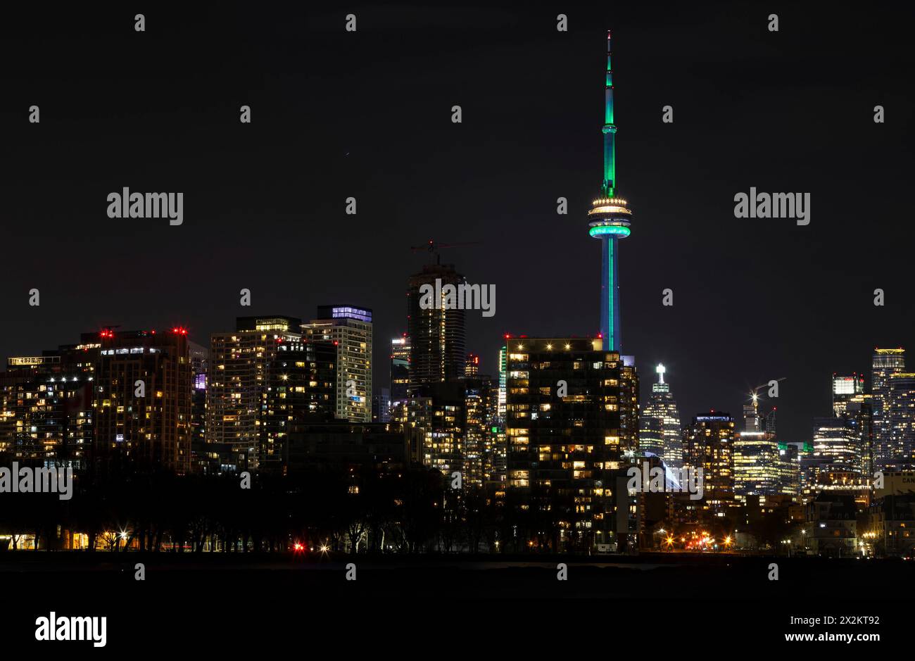 Toronto, Canada. 22nd Apr, 2024. The Canadian National Tower (CN Tower ...