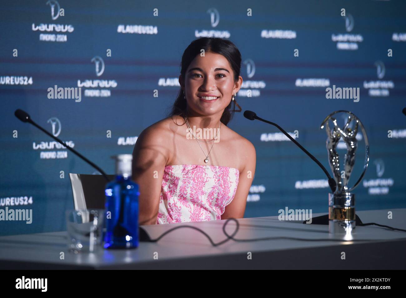 Madrid, Spain. 22nd Apr, 2024. Australian skateboarding Arisa Trew ...