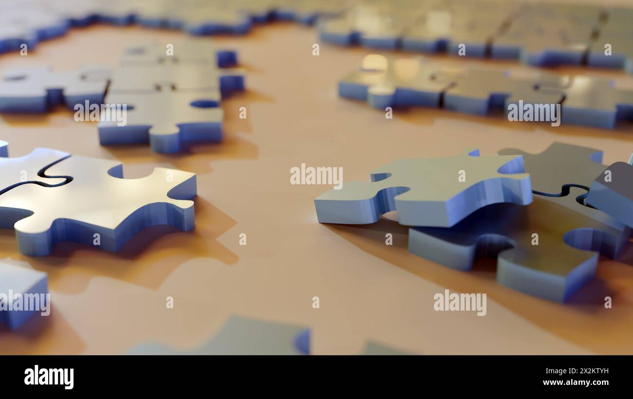 Parts of jigsaw puzzle hi-res stock photography and images - Alamy