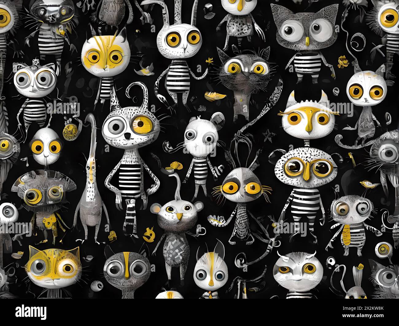 Whimsical and legendary monster, magical creature, fairy tale creature ...