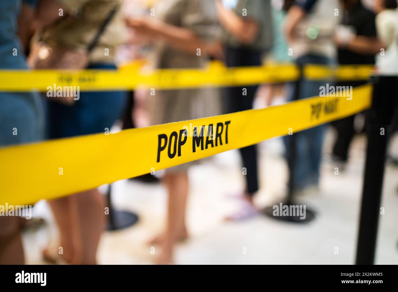 Bangkok, Thailand - April 21, 2024 : Pop Mart is an art toy store ...