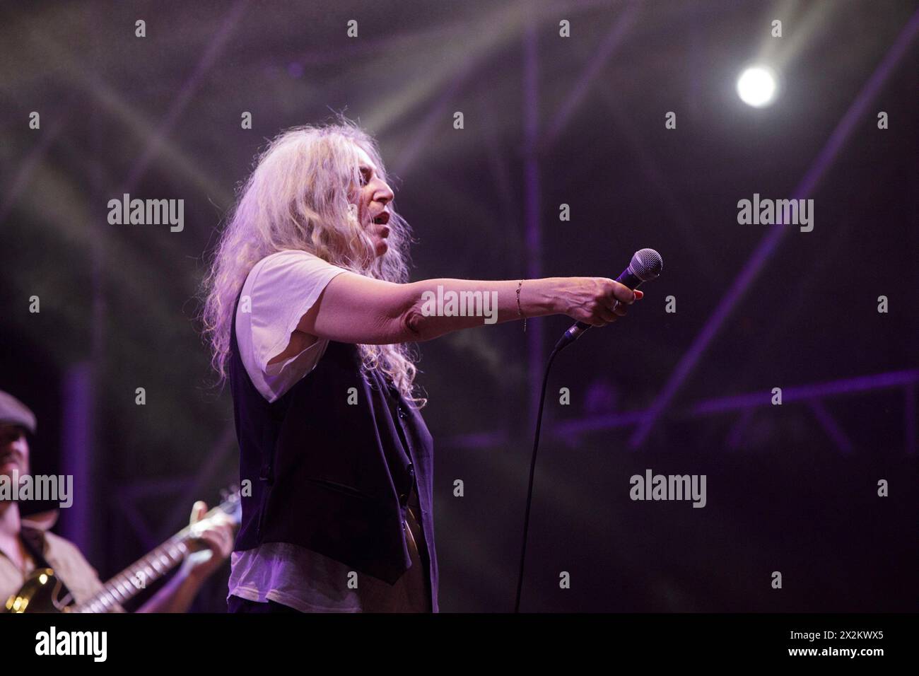 Portrait of Patti Smith (Patricia Lee Smith) (singer-songwriter, poet ...