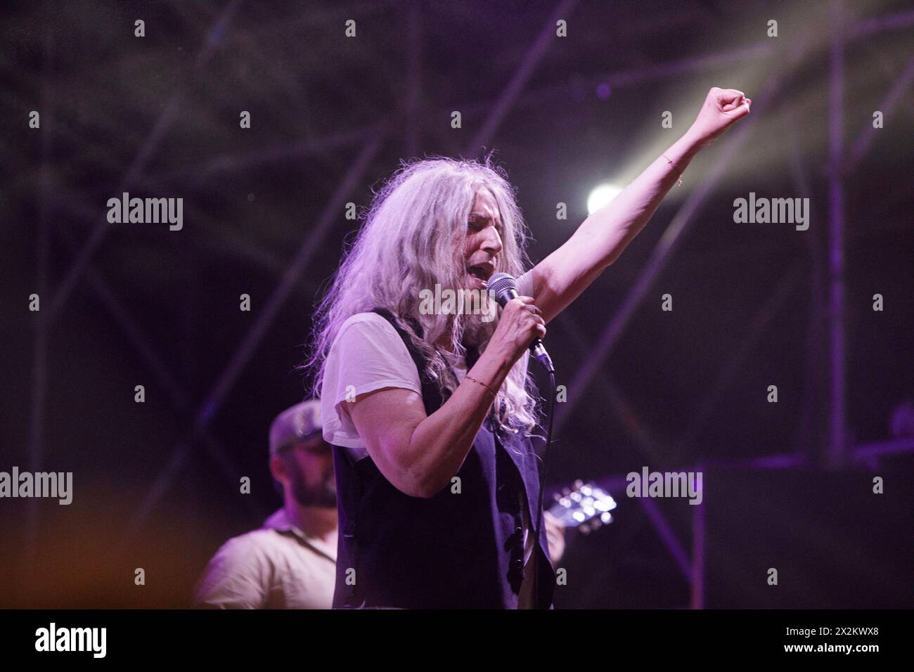 Portrait of Patti Smith (Patricia Lee Smith) (singer-songwriter, poet ...