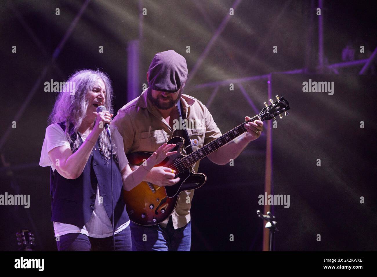 Portrait of Patti Smith (Patricia Lee Smith) (singer-songwriter, poet ...