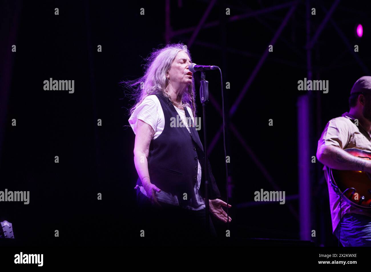 Portrait of Patti Smith (Patricia Lee Smith) (singer-songwriter, poet ...