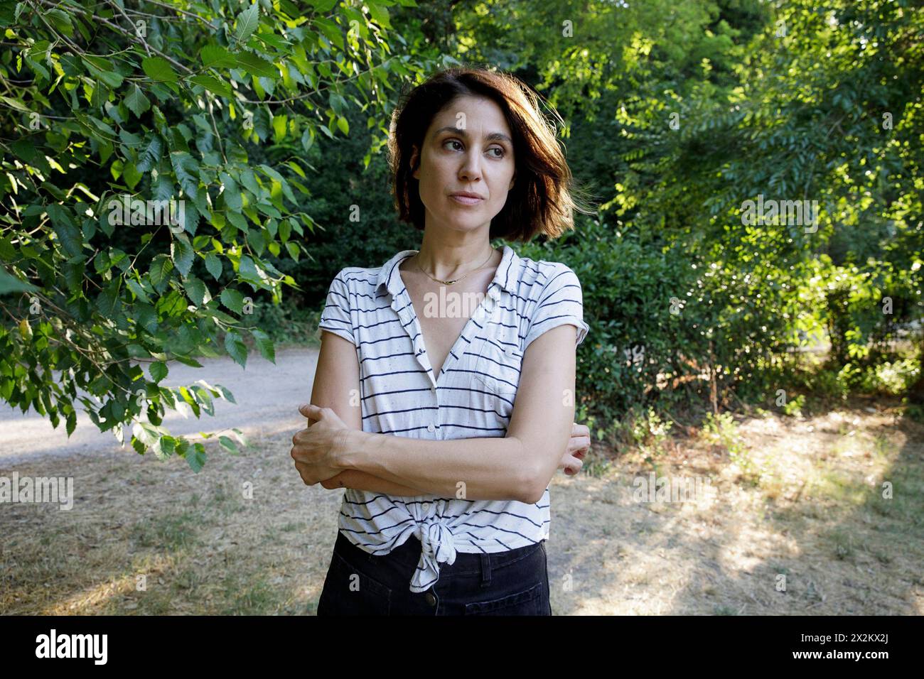 Portrait of Veronica Raimo 13/07/2022 ©Isabella De Maddalena/opale ...