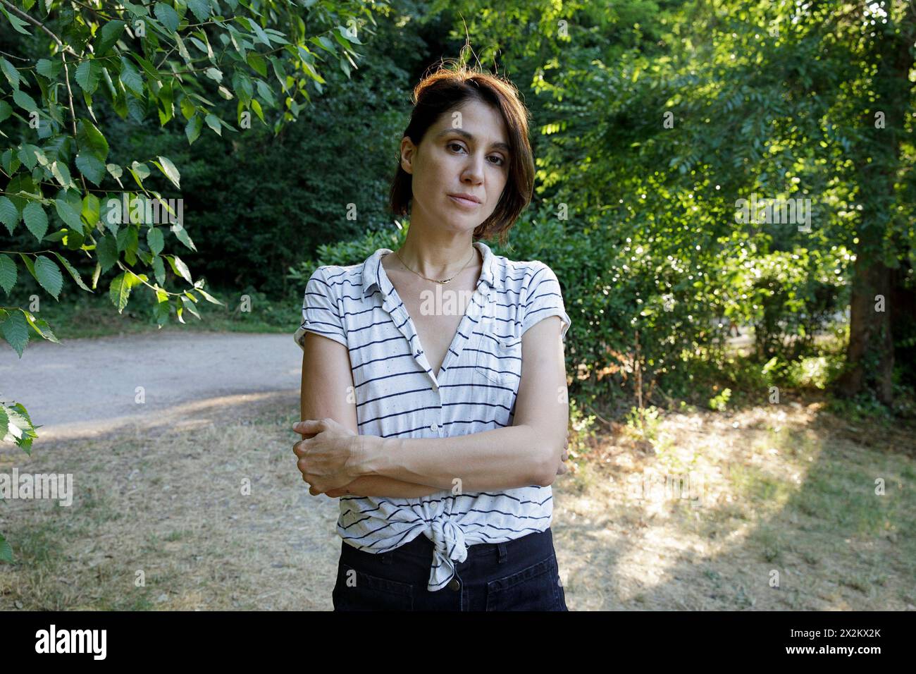 Portrait of Veronica Raimo 13/07/2022 ©Isabella De Maddalena/opale ...