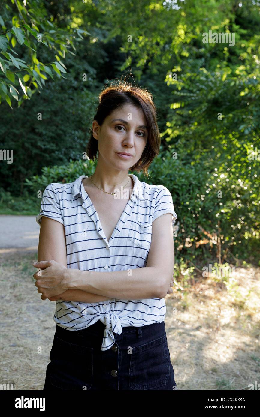 Portrait of Veronica Raimo 13/07/2022 ©Isabella De Maddalena/opale ...