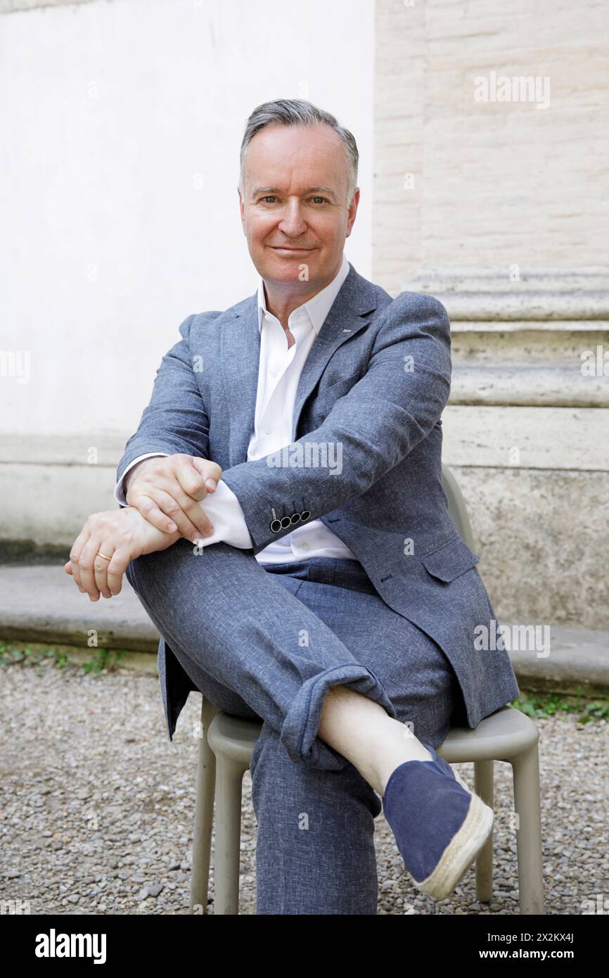 Portrait of Andrew O'Hagan 12/07/2022 ©Isabella De Maddalena/opale ...