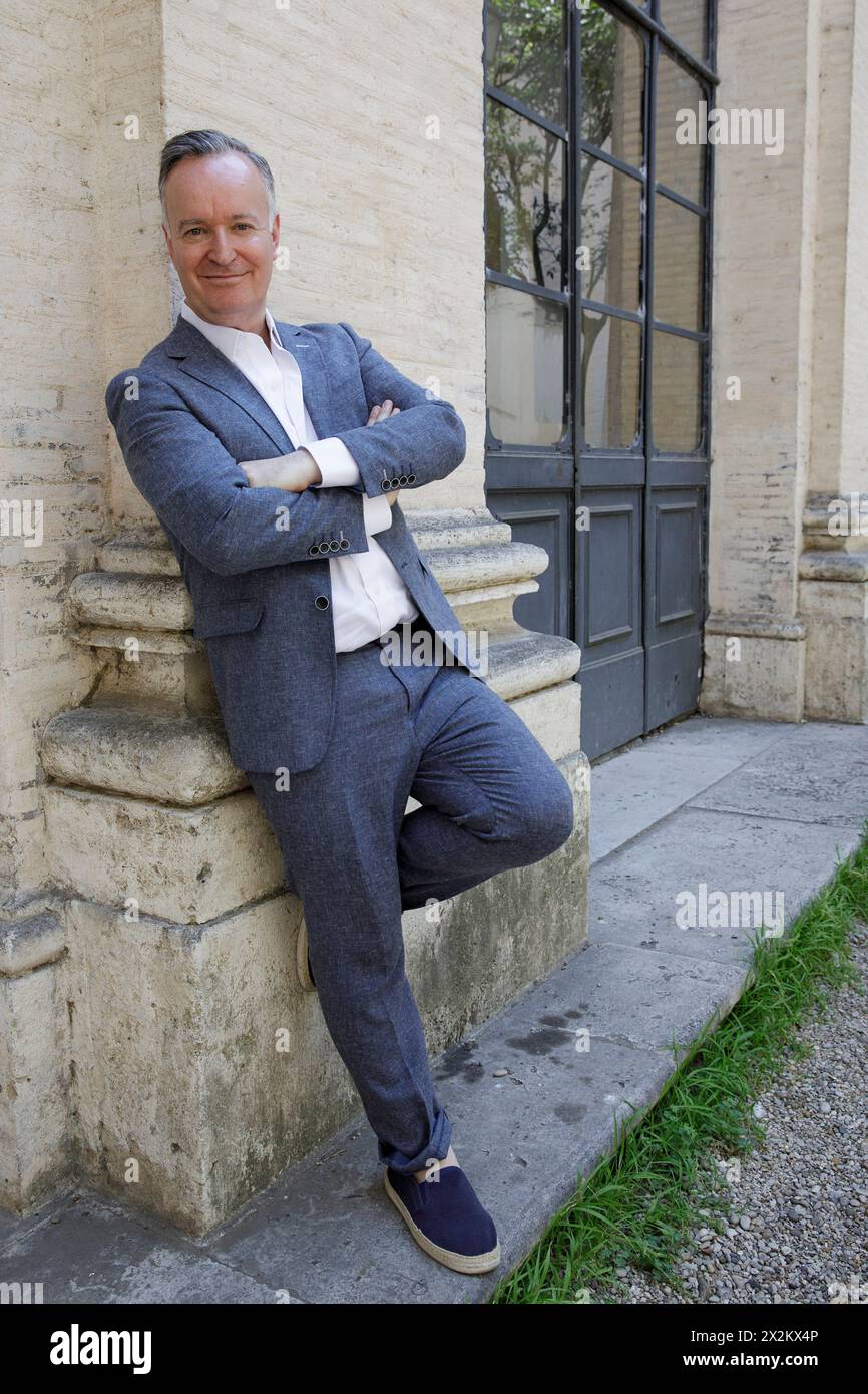 Portrait of Andrew O'Hagan 12/07/2022 ©Isabella De Maddalena/opale ...