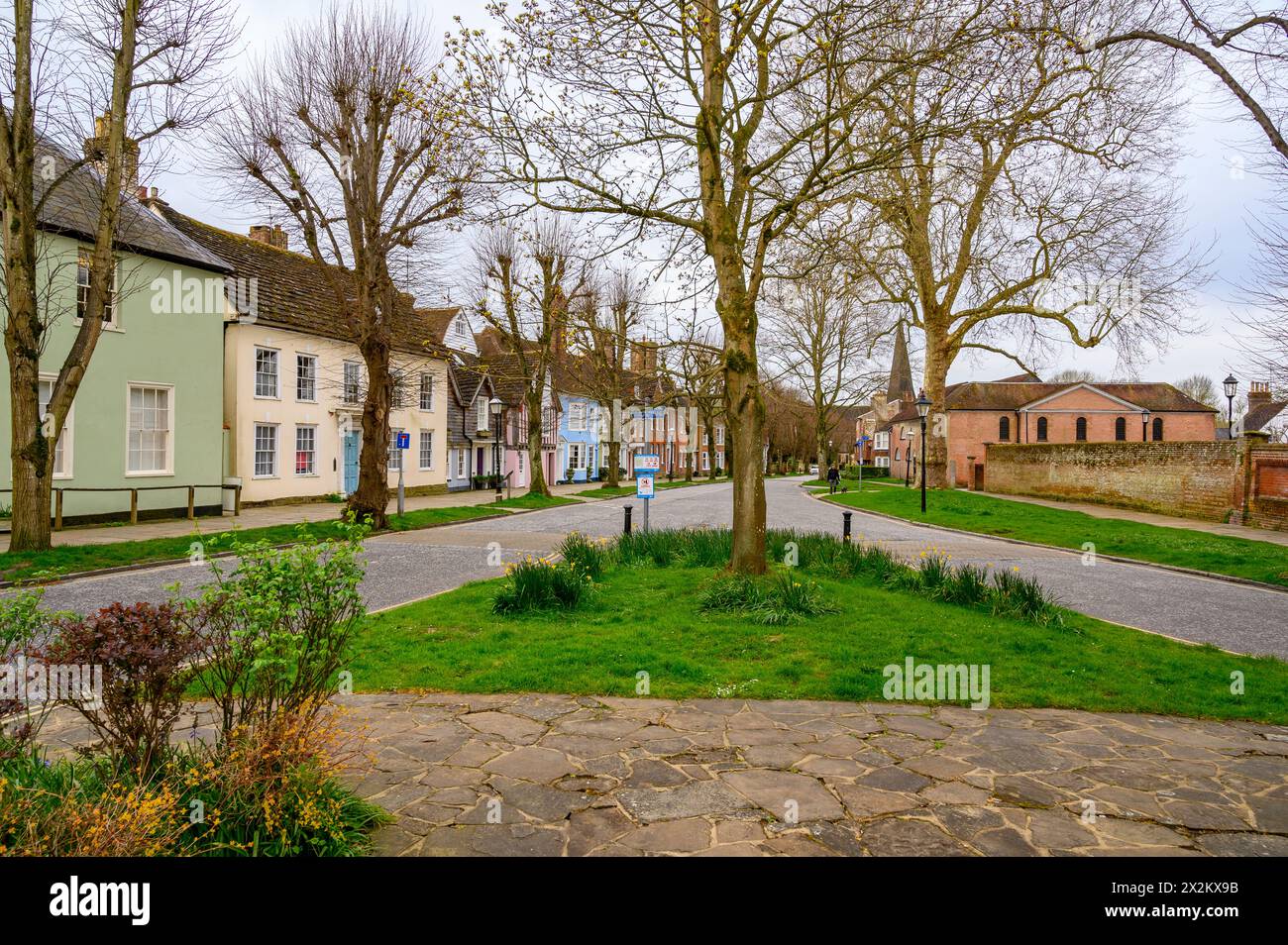 Causeway is a mostly residential street with period houses and St Mary ...