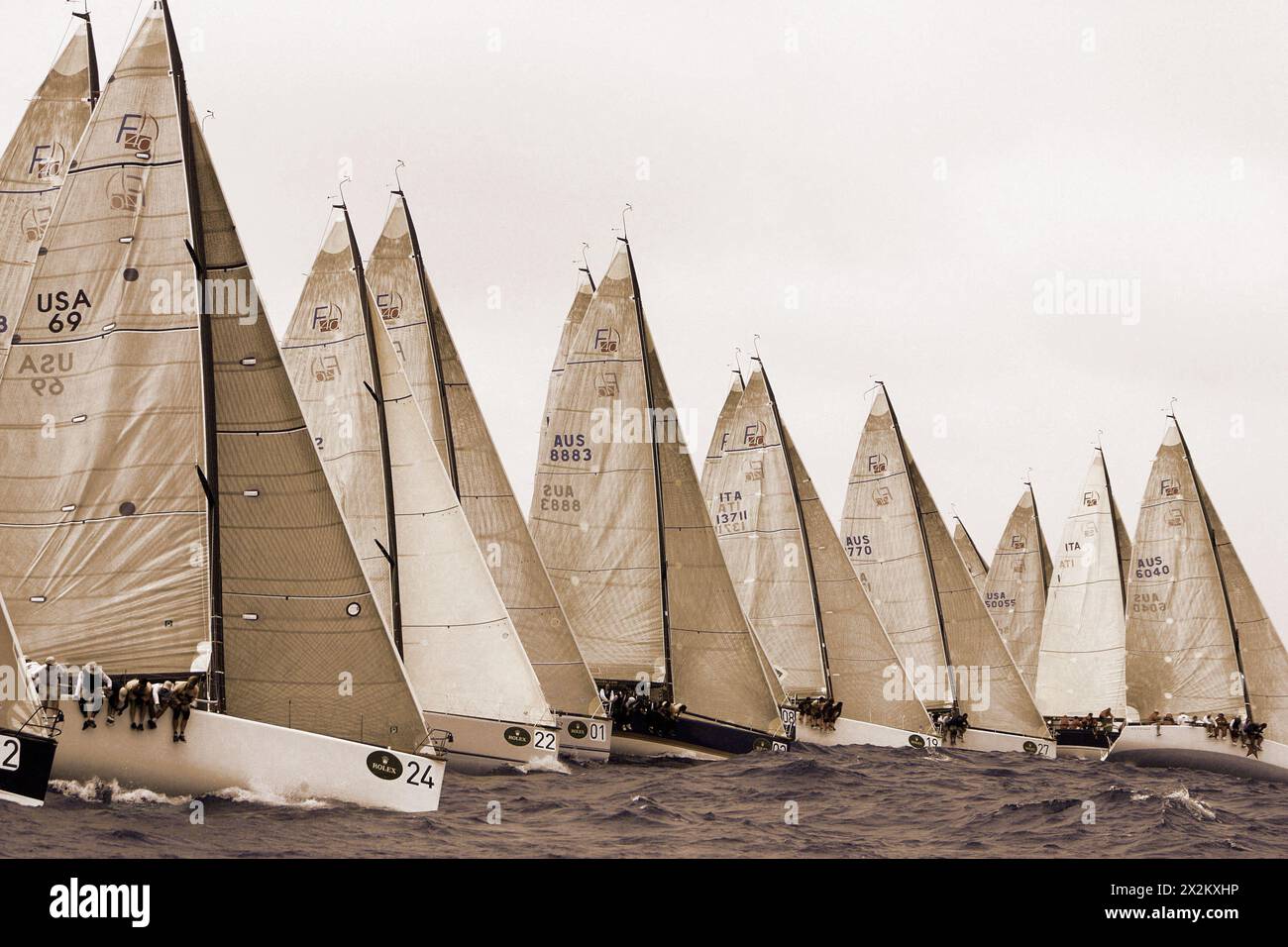Pre world yacht race hi-res stock photography and images - Alamy