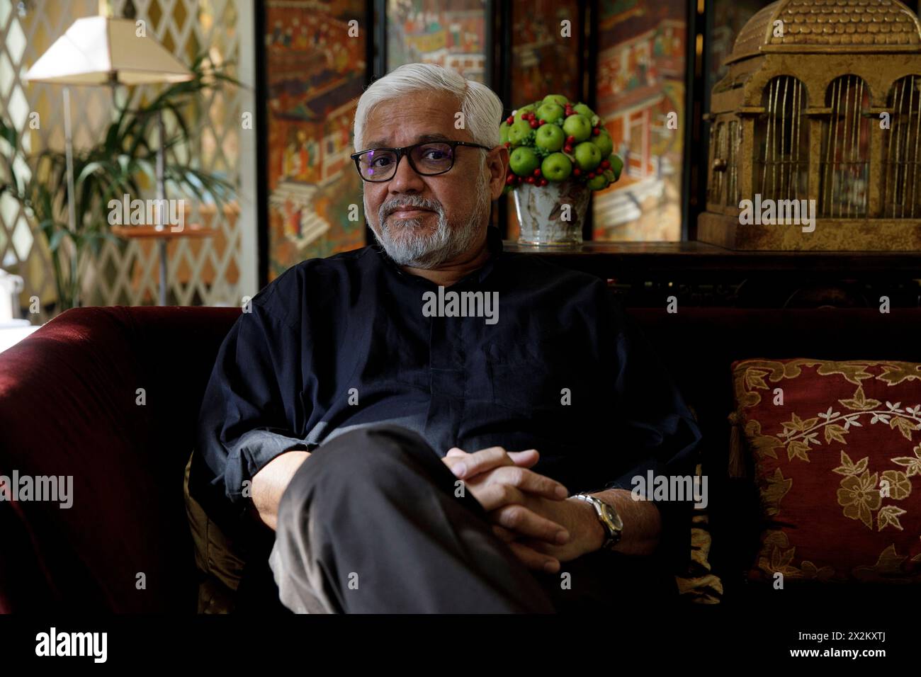 Portrait of Amitav Ghosh 20/05/2022 ©Isabella De Maddalena/opale.photo ...