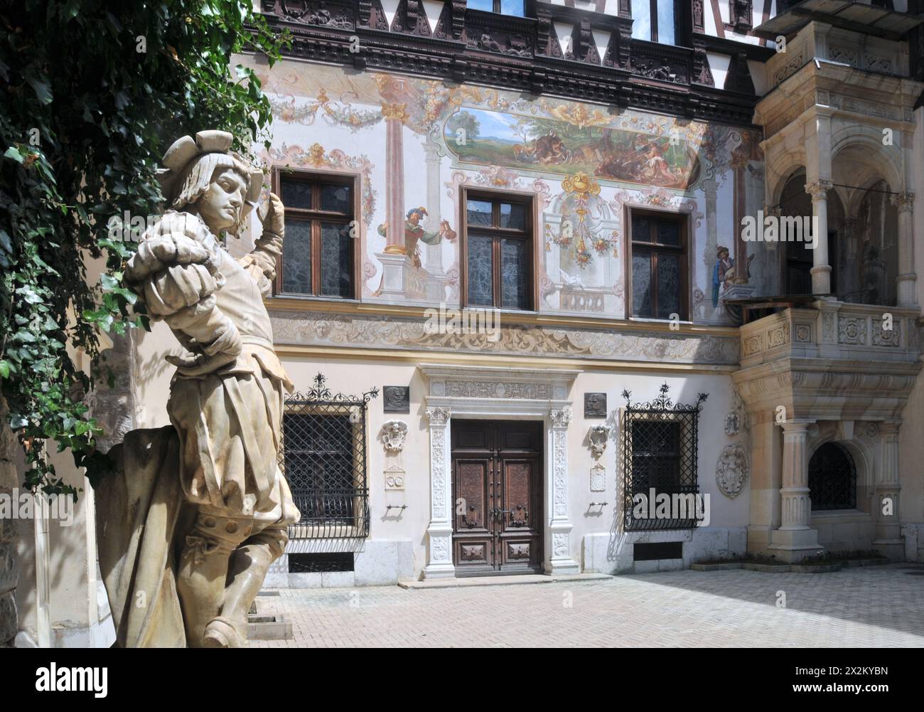 Peles Castle, Castelul Peles, Sinaia, Romania Stock Photo - Alamy