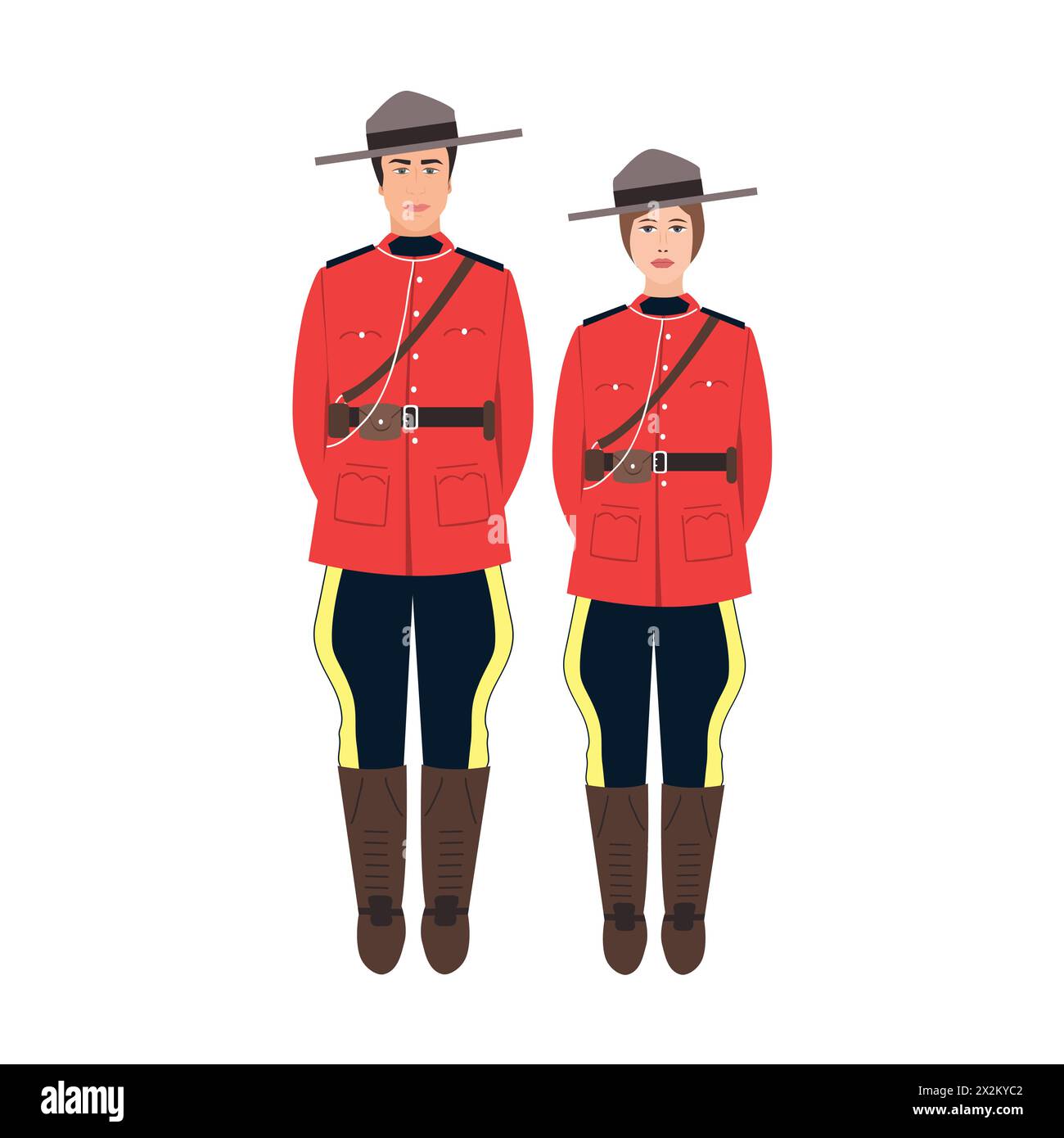 Royal canadian mounted police female Cut Out Stock Images & Pictures ...