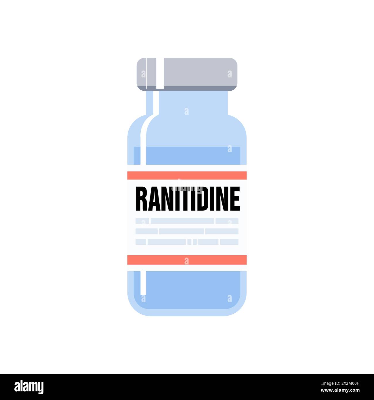 Ranitidine peptic ulcer disease drug Stock Vector Images - Alamy