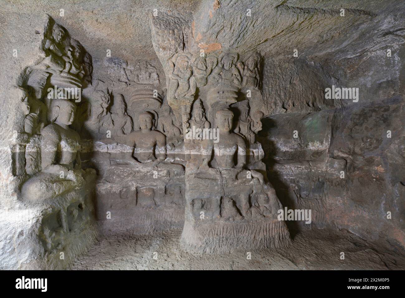 Ellora Jain Caves: Cave No 30 - Seated Mahavira, The small somewhat ...