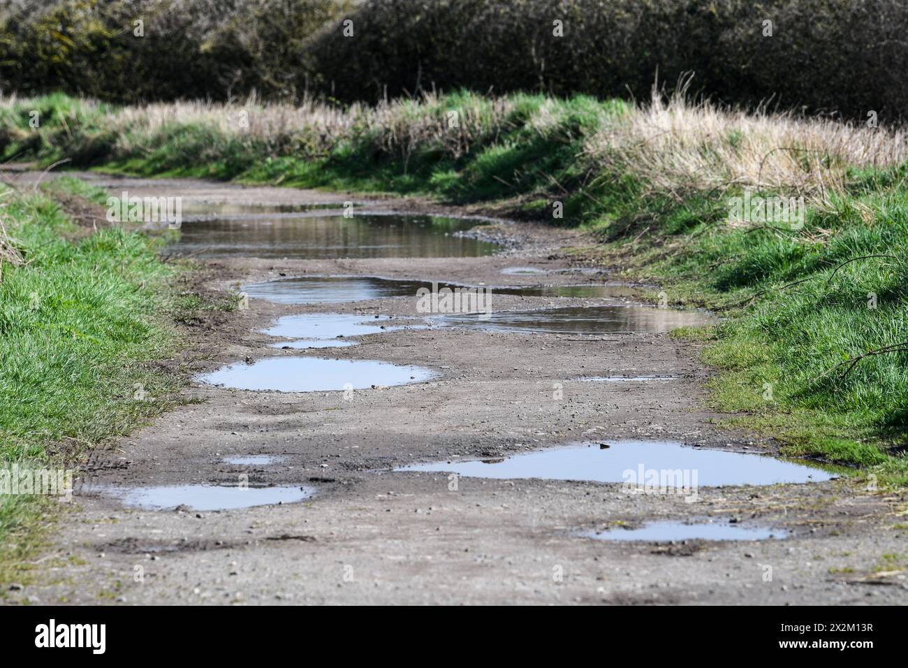 Large dirty puddle hi-res stock photography and images - Alamy