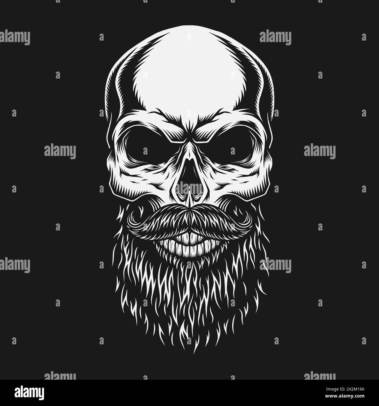Skull and bones vector design. Editable, resizable, EPS 10, vector ...