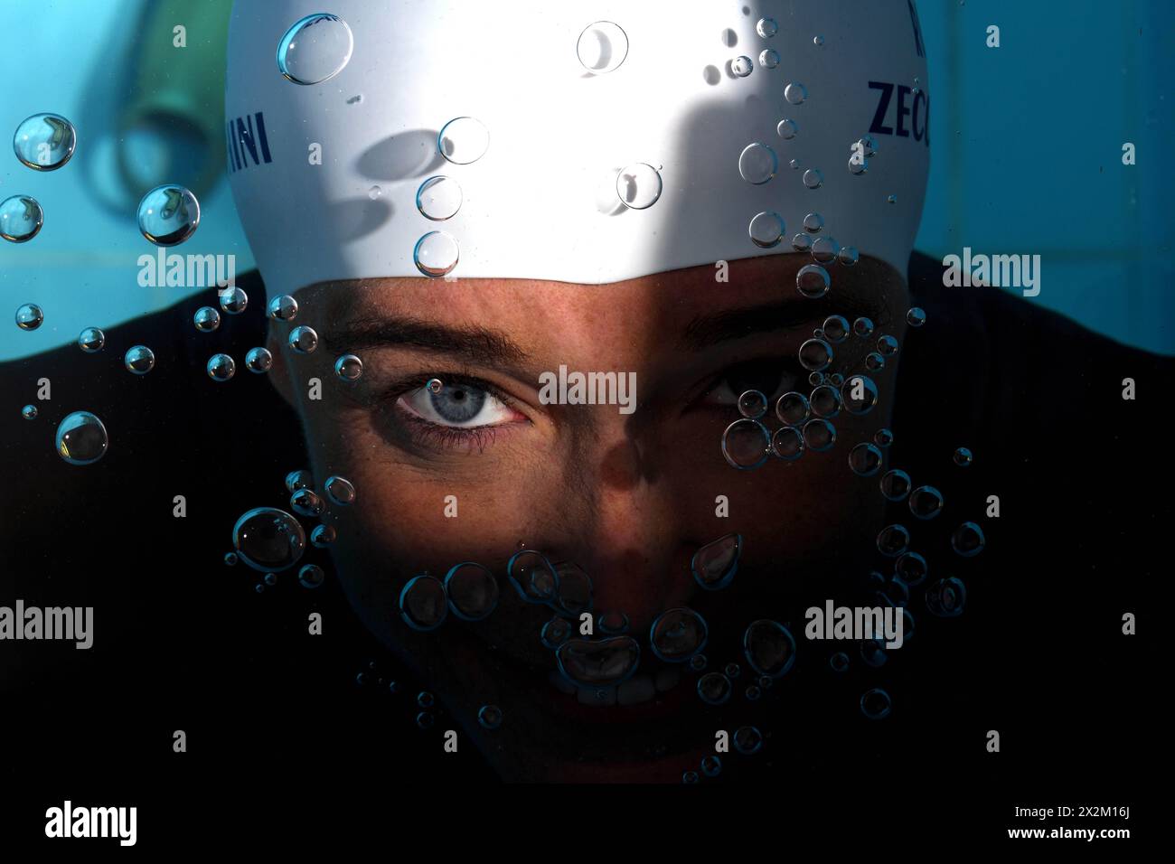 Italy, Rome, Alessia Zecchini Italian freediver, world record holder in ...