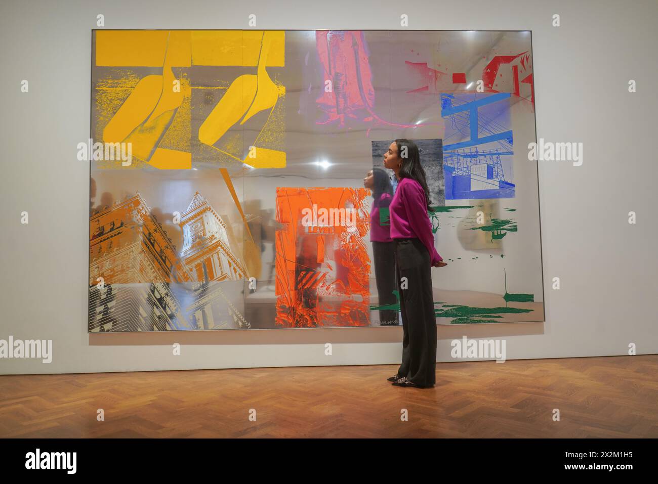London 23 April 2024 . Robert Rauschenberg, Level Revel / ROCI USA (Wax ...