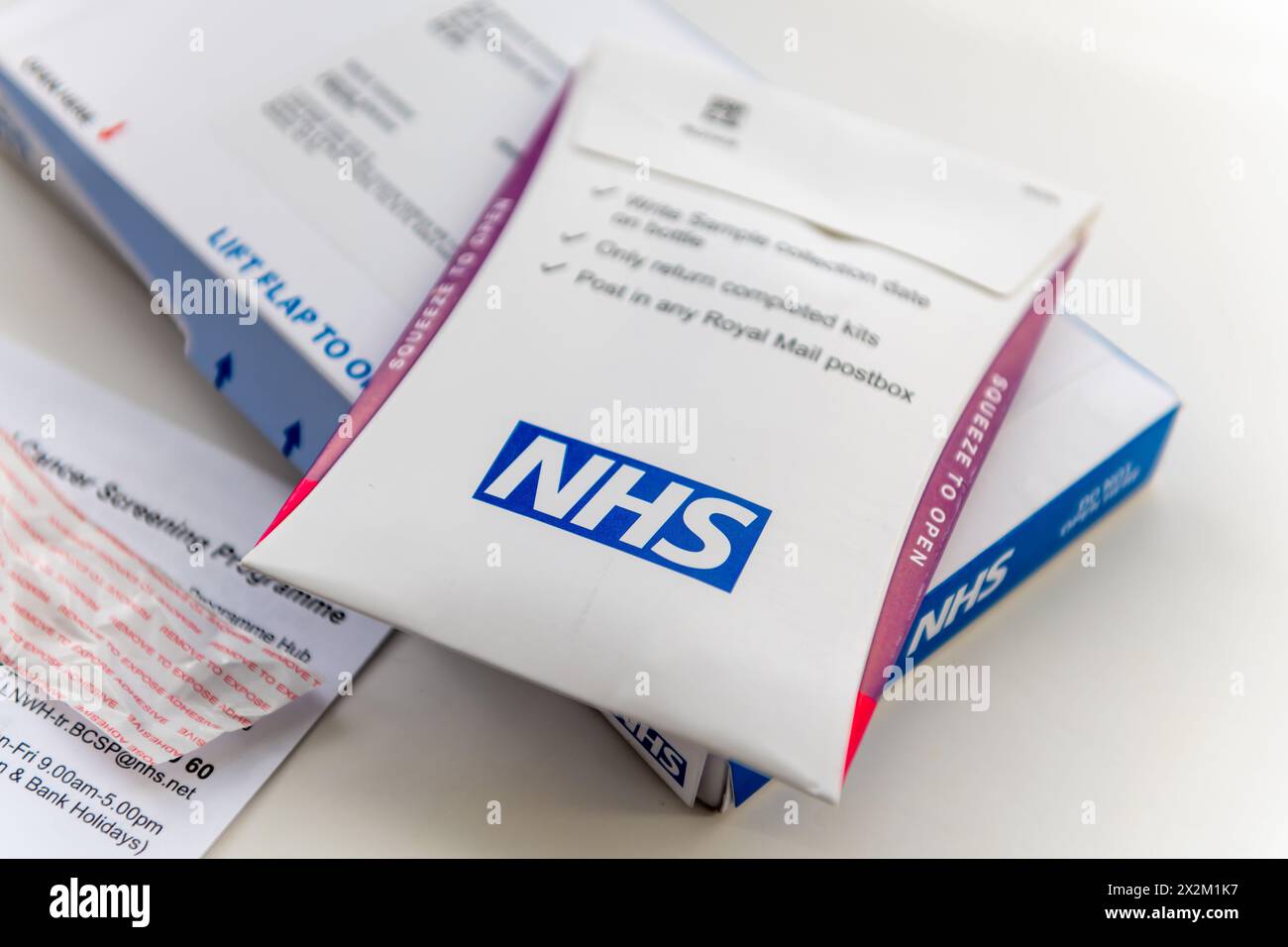 The nhs bowel screening test kit hi-res stock photography and images ...