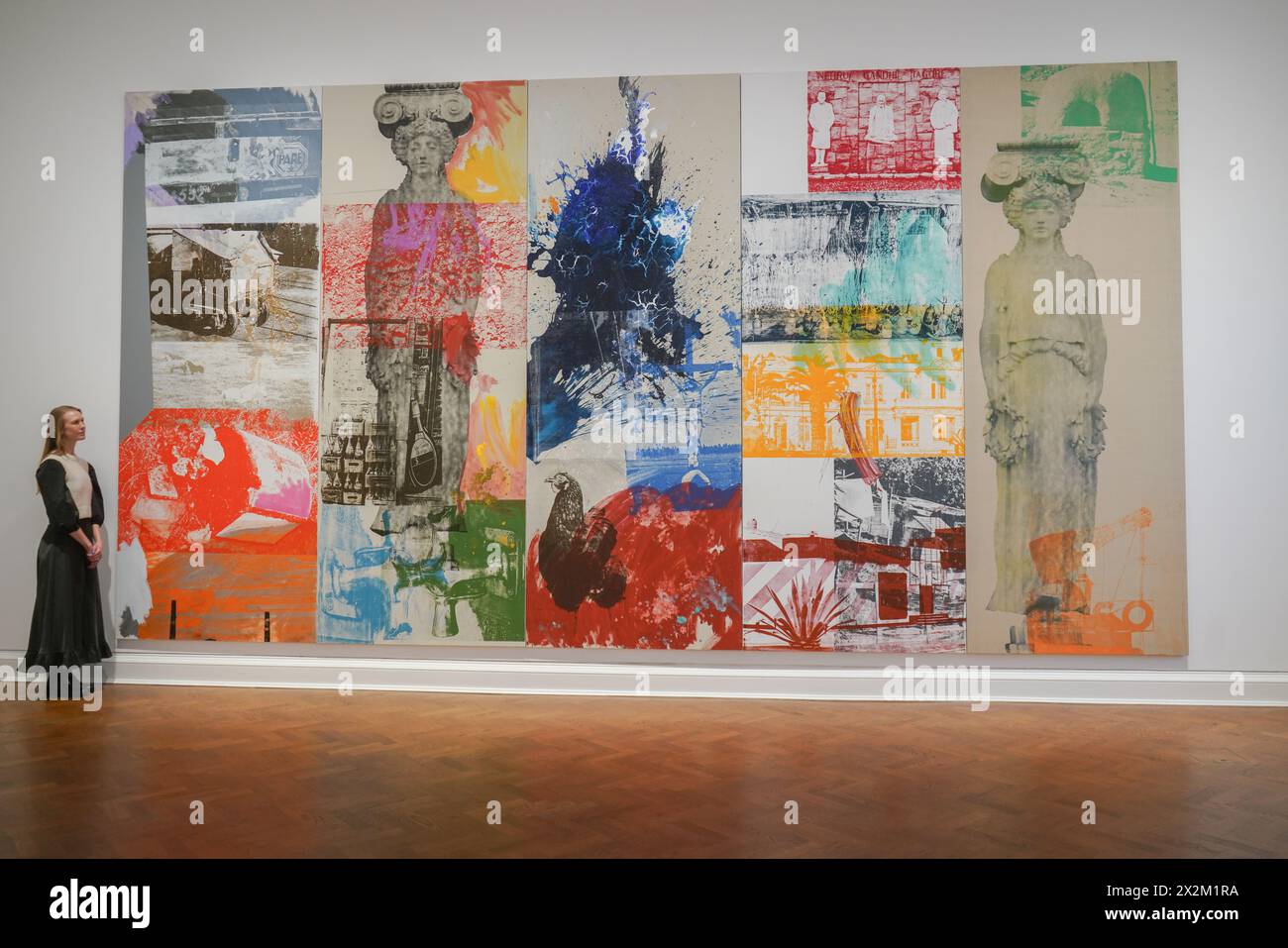 London 23 April 2024 . Robert Rauschenberg, Caryatid Cavalcade I,/ ROCI ...