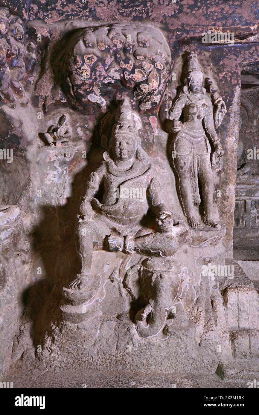 Ellora Jain Caves : Cave No 32 Lower storey-Closer-View- Sarvanubhuti ...