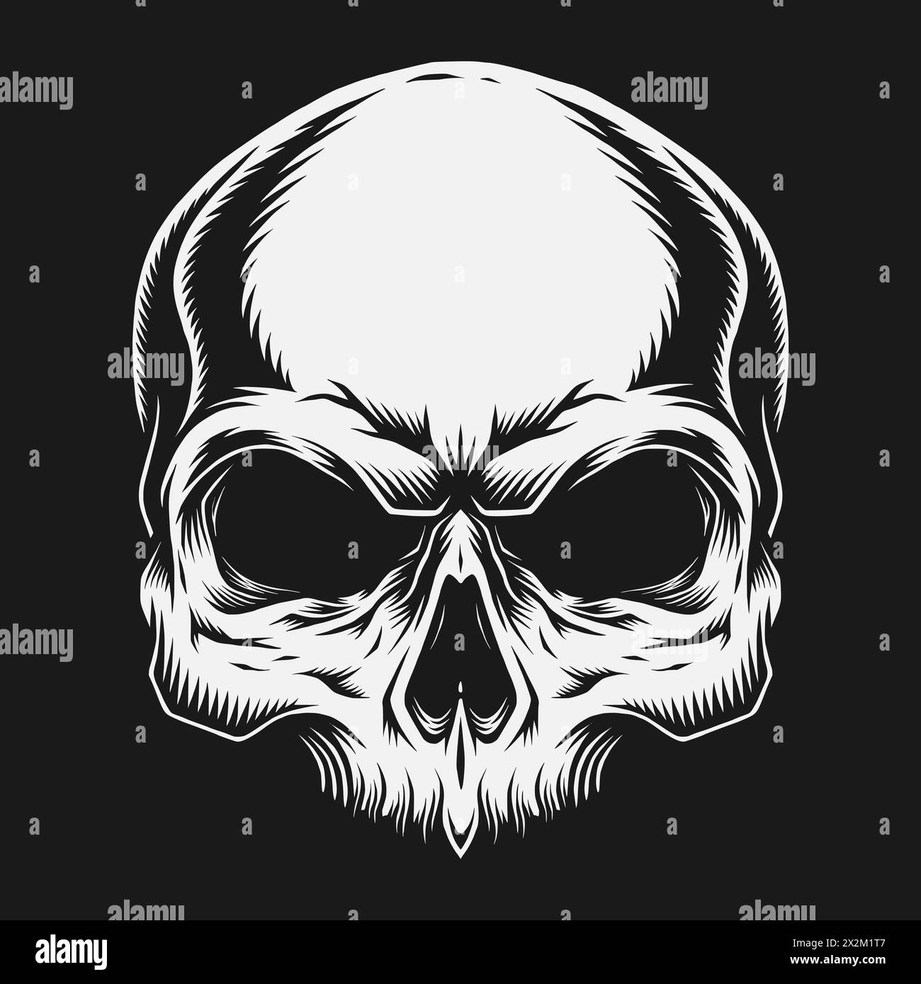 Skull and bones vector design. Editable, resizable, EPS 10, vector ...