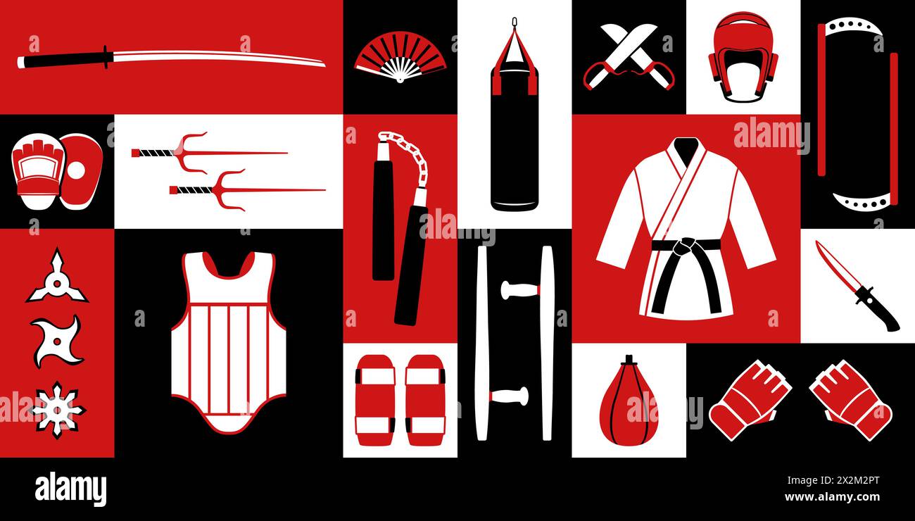 Self defense training Stock Vector Images - Alamy